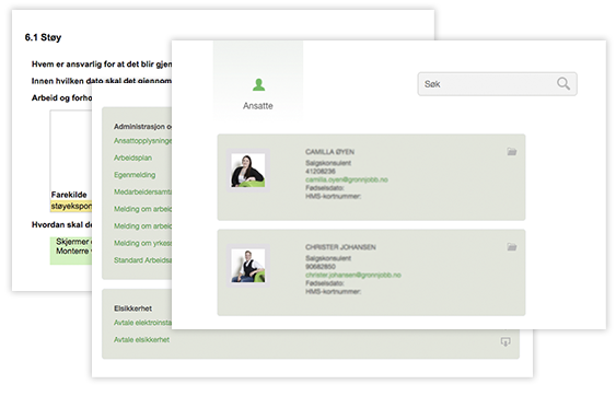 HMS-system | Grønn Jobb